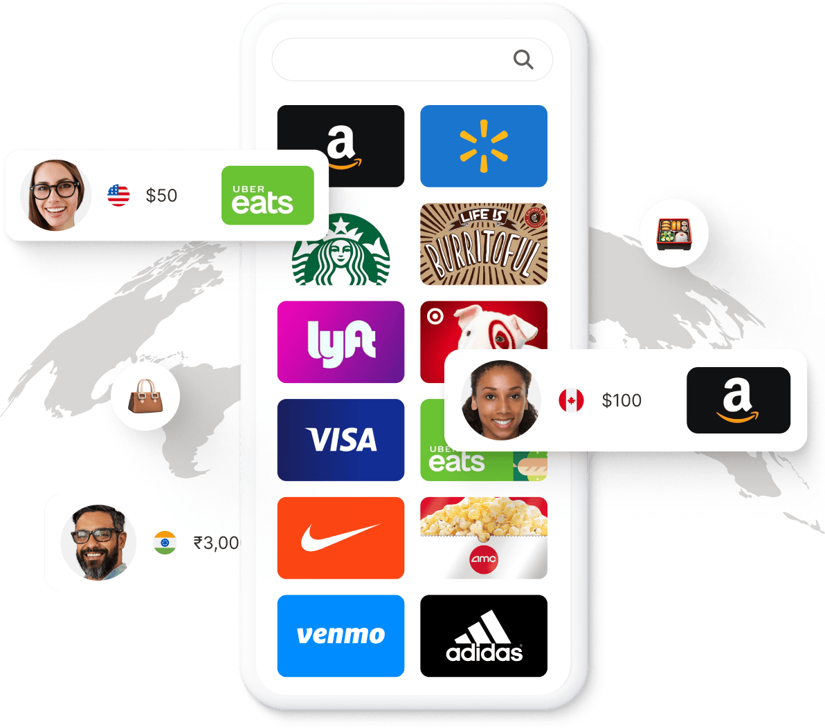 Reward with a Gift Card of Their Choice - Send in Bulk - Giftogram